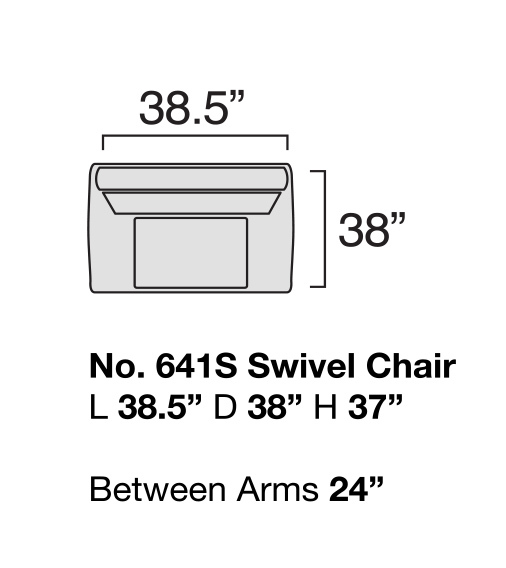 641S Swivel Chair | Lancer Furniture